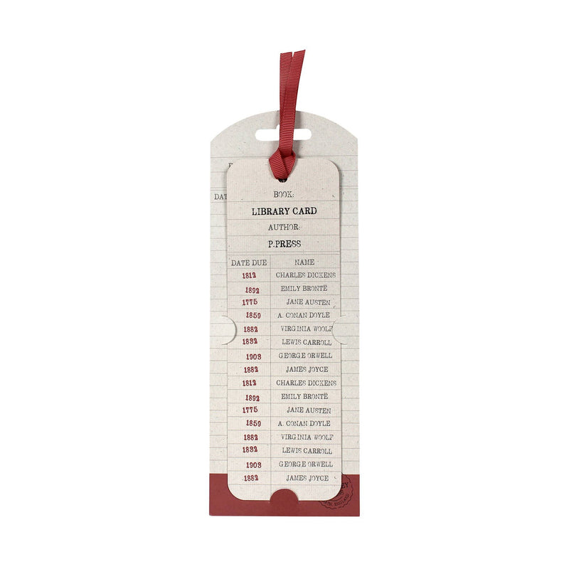 Library Card Bookmark $7.99