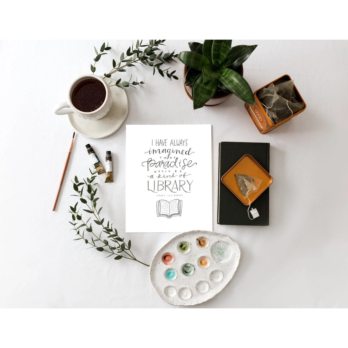 Library Paradise Print BookGeek