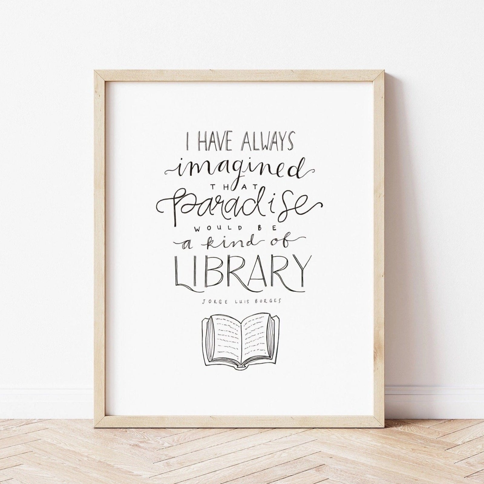 Library Paradise Print BookGeek