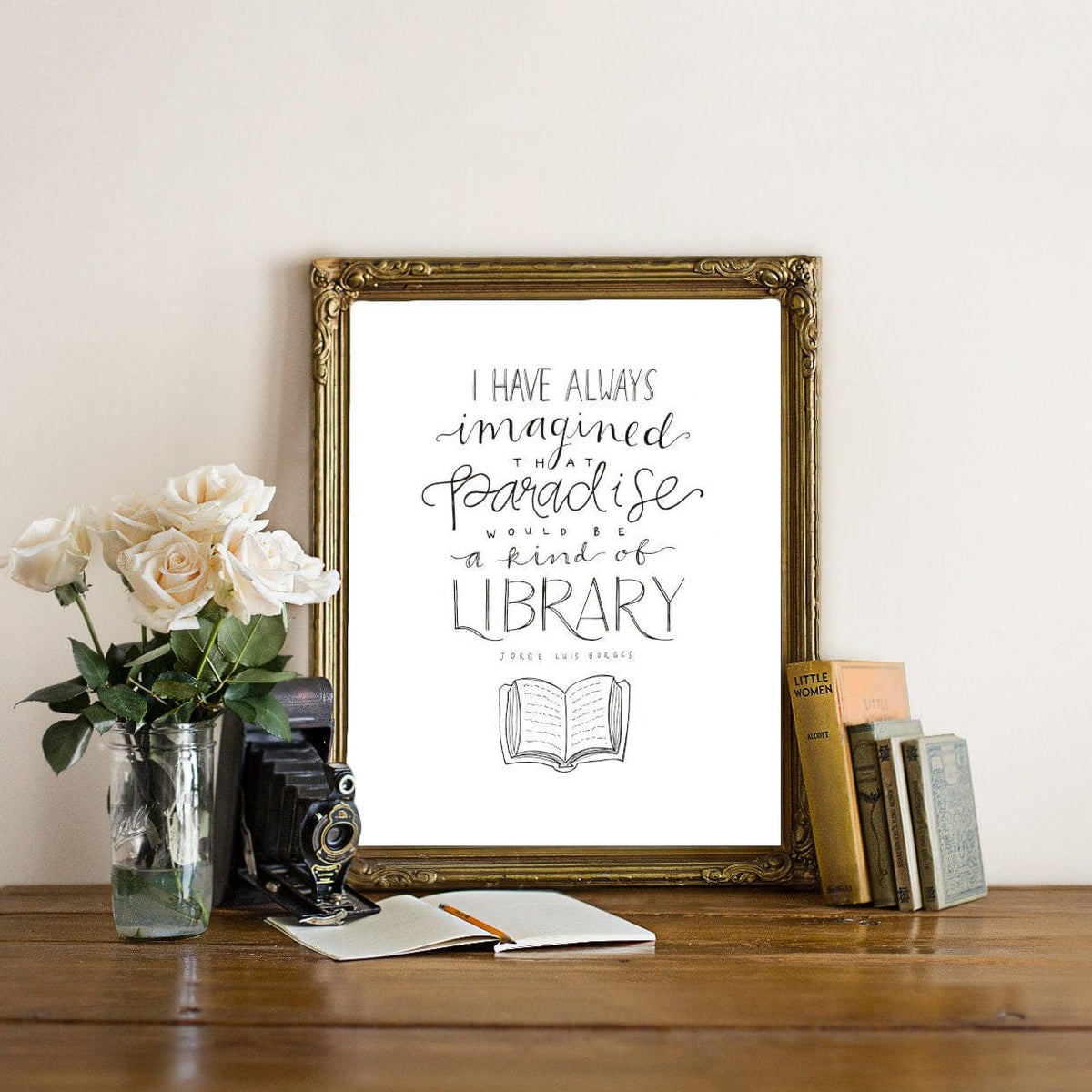 Library Paradise Print BookGeek