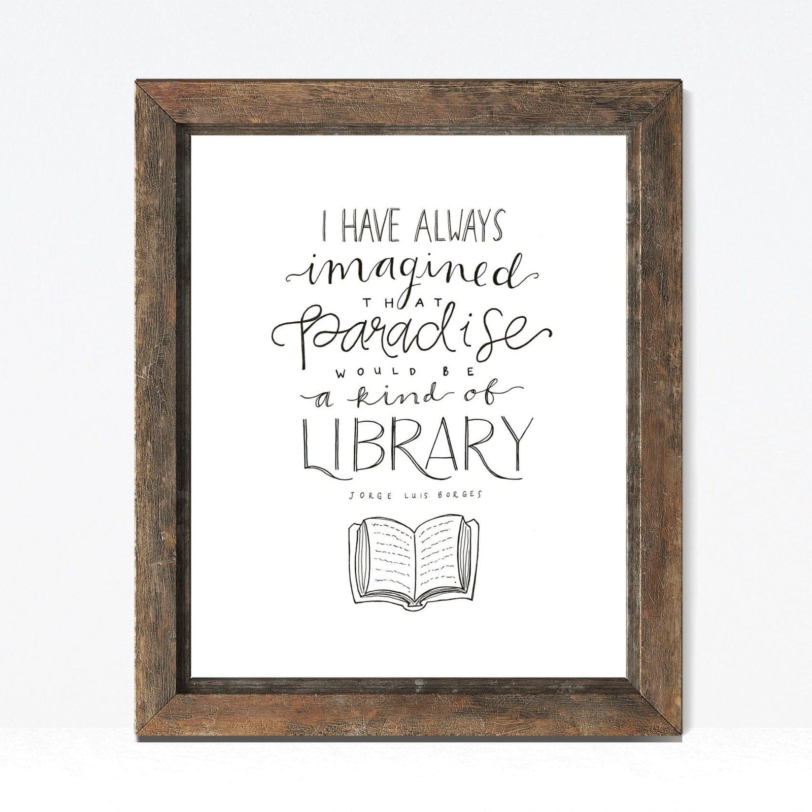Library Paradise Print BookGeek